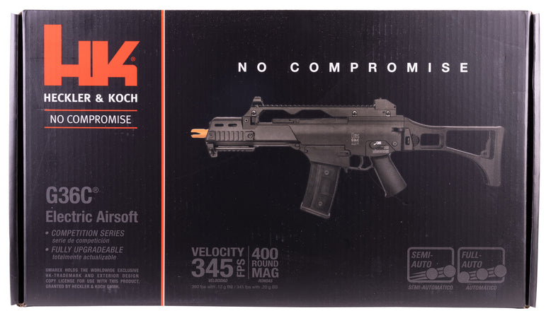 HK G36C - COMPETITION - BLACK – Airsoft Armory