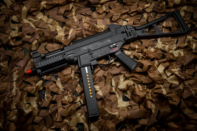 HK UMP AEG AIRSOFT RIFLE - COMPETITION - BLACK – Airsoft Armory