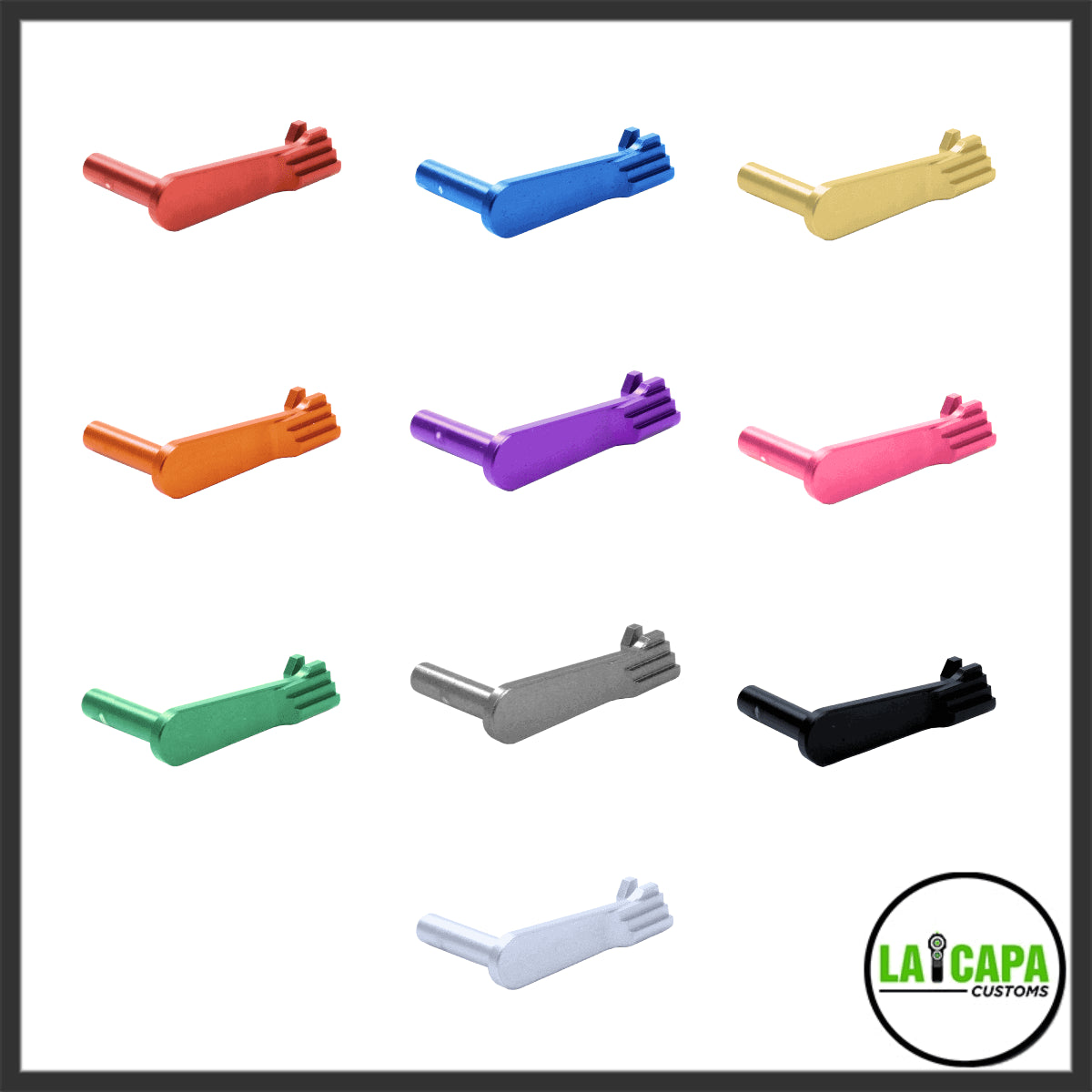 LA Capa Customs Aluminum Slide Stop for Hi Capa – Airsoft Armory