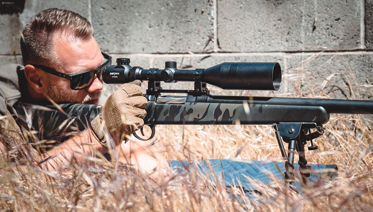 EMG Barrett Fieldcraft Airsoft Precision Bolt-Action Sniper Rifle with ...