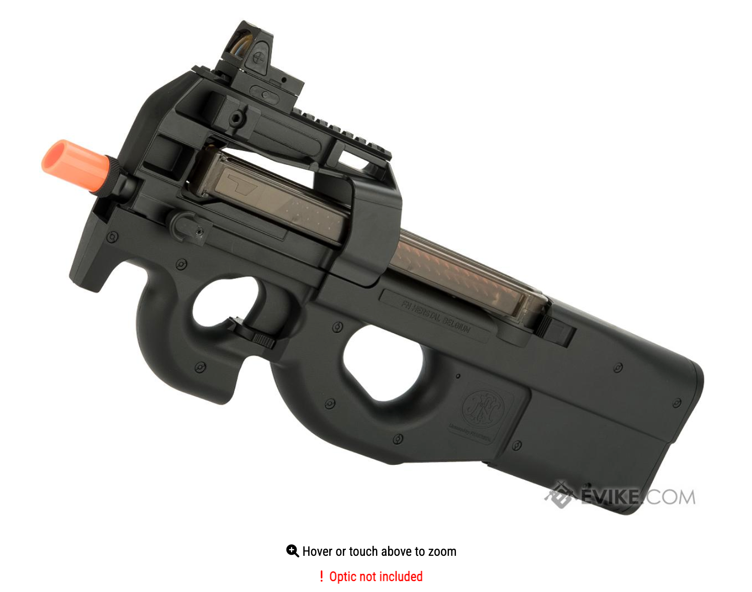 FN Herstal Licensed P90 Full Size Metal Gearbox Airsoft AEG (Color: Bl ...