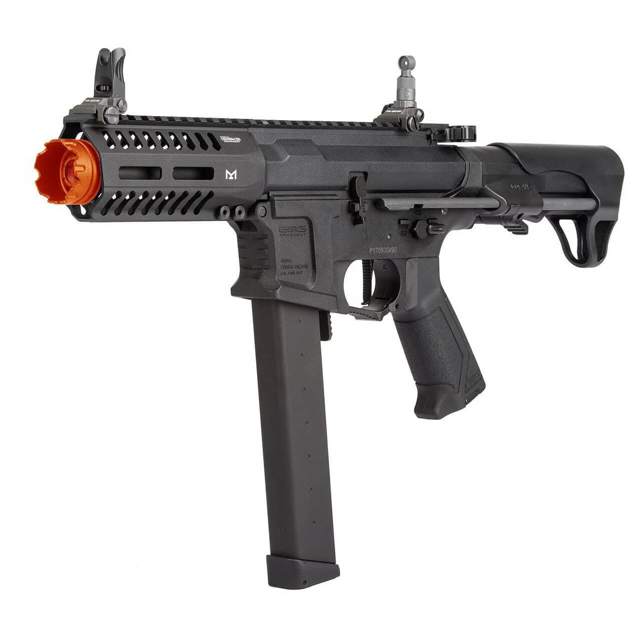 G&G ARP-9 AEG Combo (Includes 11.1v LiPo & Charger) (Black) Airsoft Ri ...