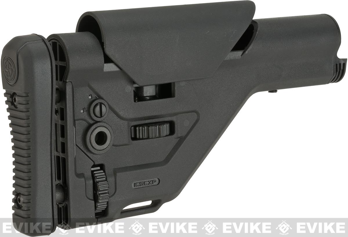 ICS UKSR Adjustable Sniper Rifle Stock for M4/M16 Series Airsoft AEGs ...