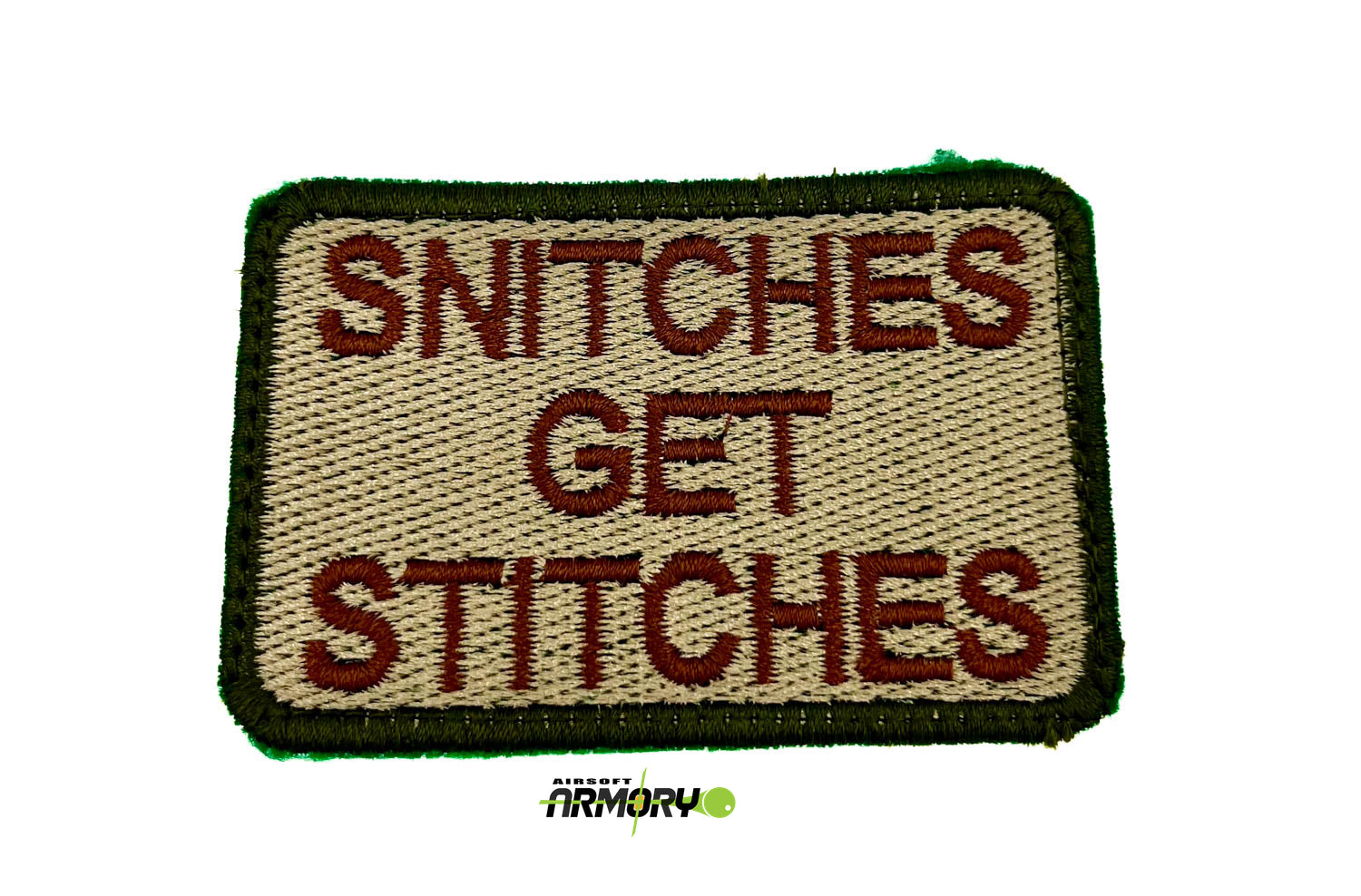 SNITCHES GET STITCHES- PATCH – Airsoft Armory